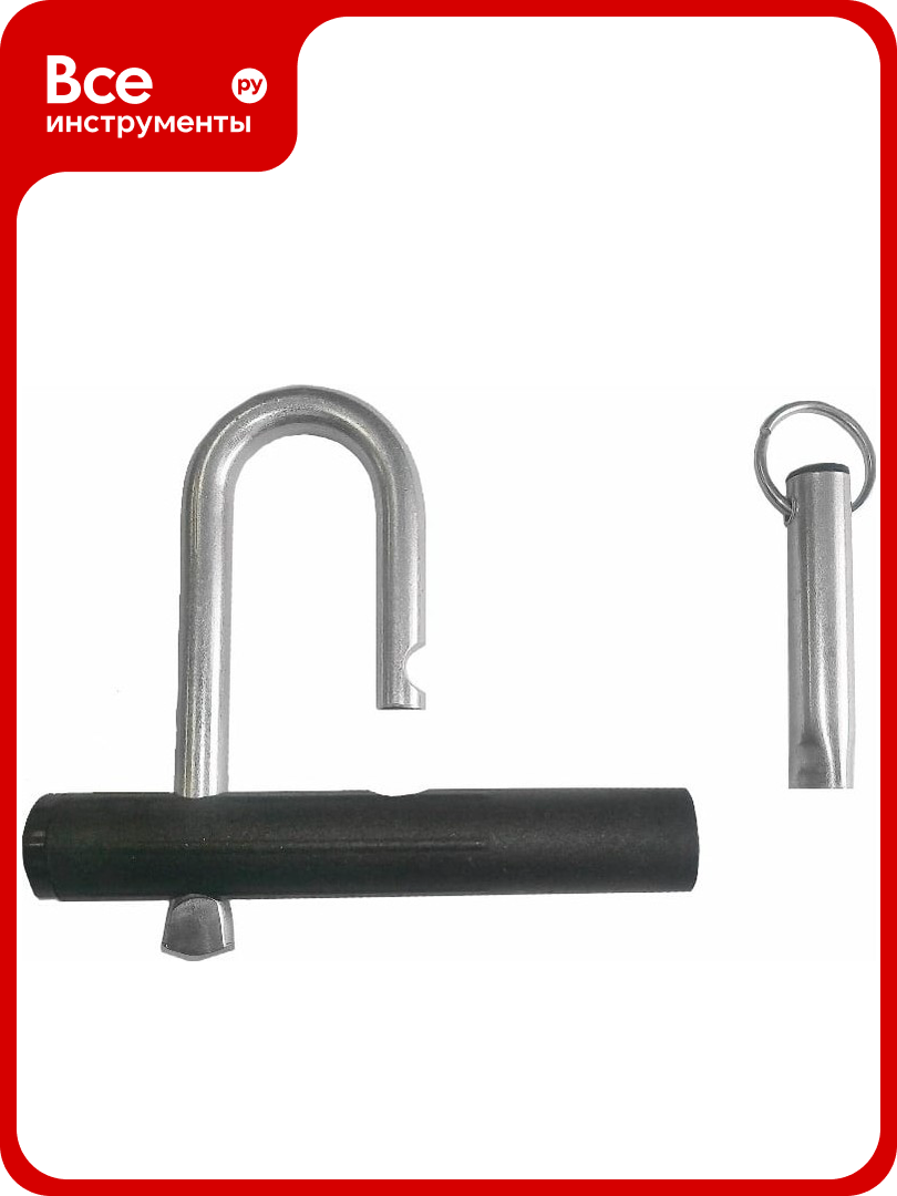 Навесной винтовой замок Шепард ЗНВ 1-К под один ключ 33753