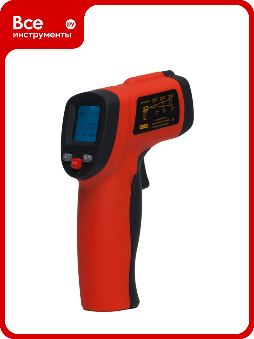 Инфракрасный пирометр ADA TemPro 300 А00222, предназначен