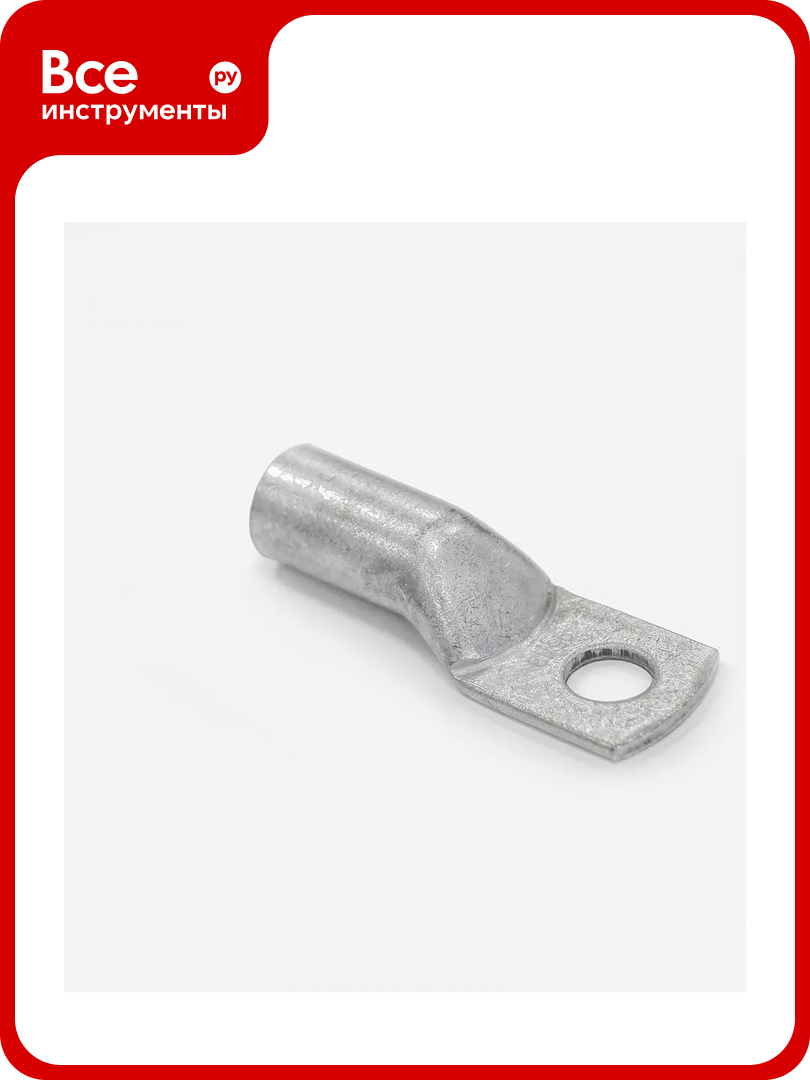 Трубчатый кабельный наконечник ТМЛ (ЮМП) 2,5-5-2,6 медный луженый под опрессовку elcТМЛ-2.5-5-2.6-ЮМП