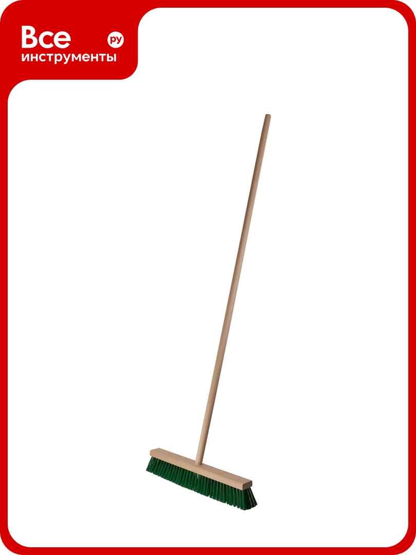 Щетка Gigant 400х45х18 мм с наклонным резьбовым отверстием, с черенком в/c, d-22 мм, GSHC-400С, 17 мм, прочные