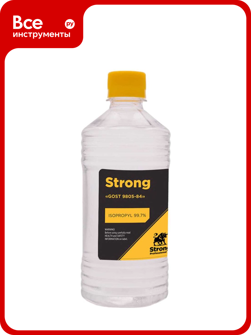 Изопропиловый спирт Нефтехимик STRONG 1 л STRIS1000, 1 Л