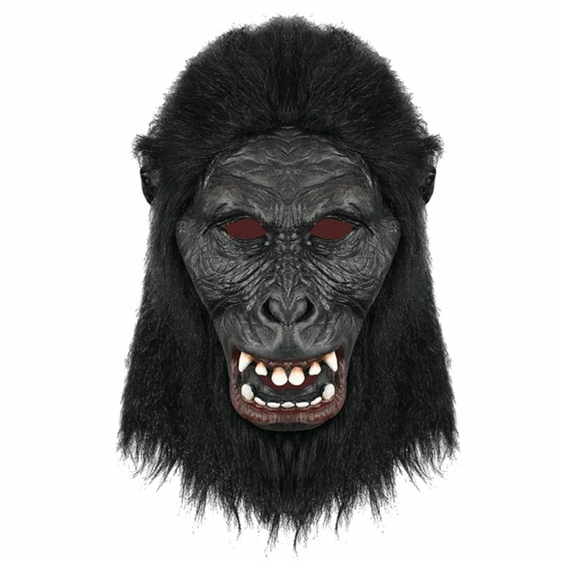 Латексная Маска Гориллы на Хэллоуин-Стиль 7