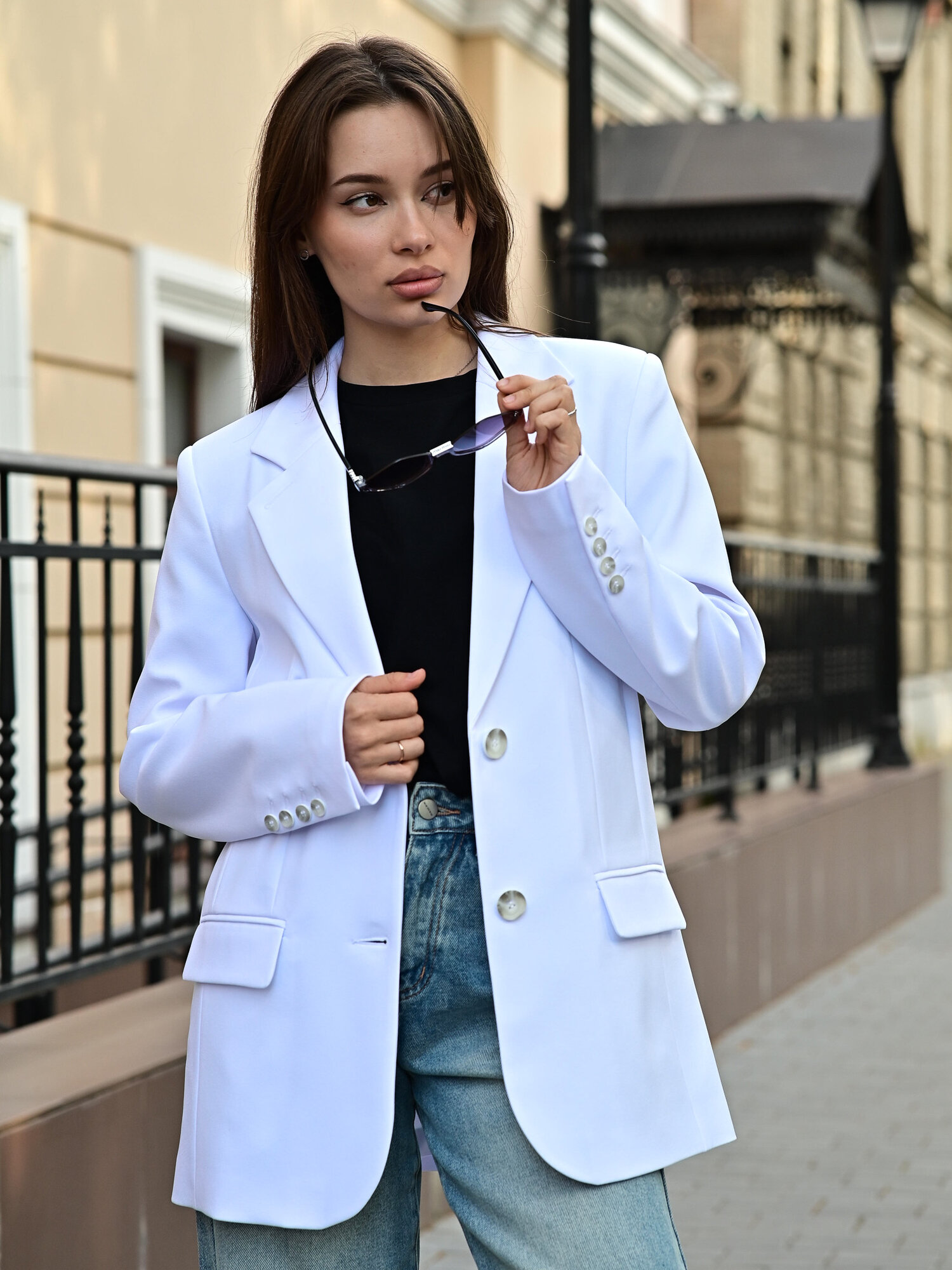 Пиджак классический оверсайз