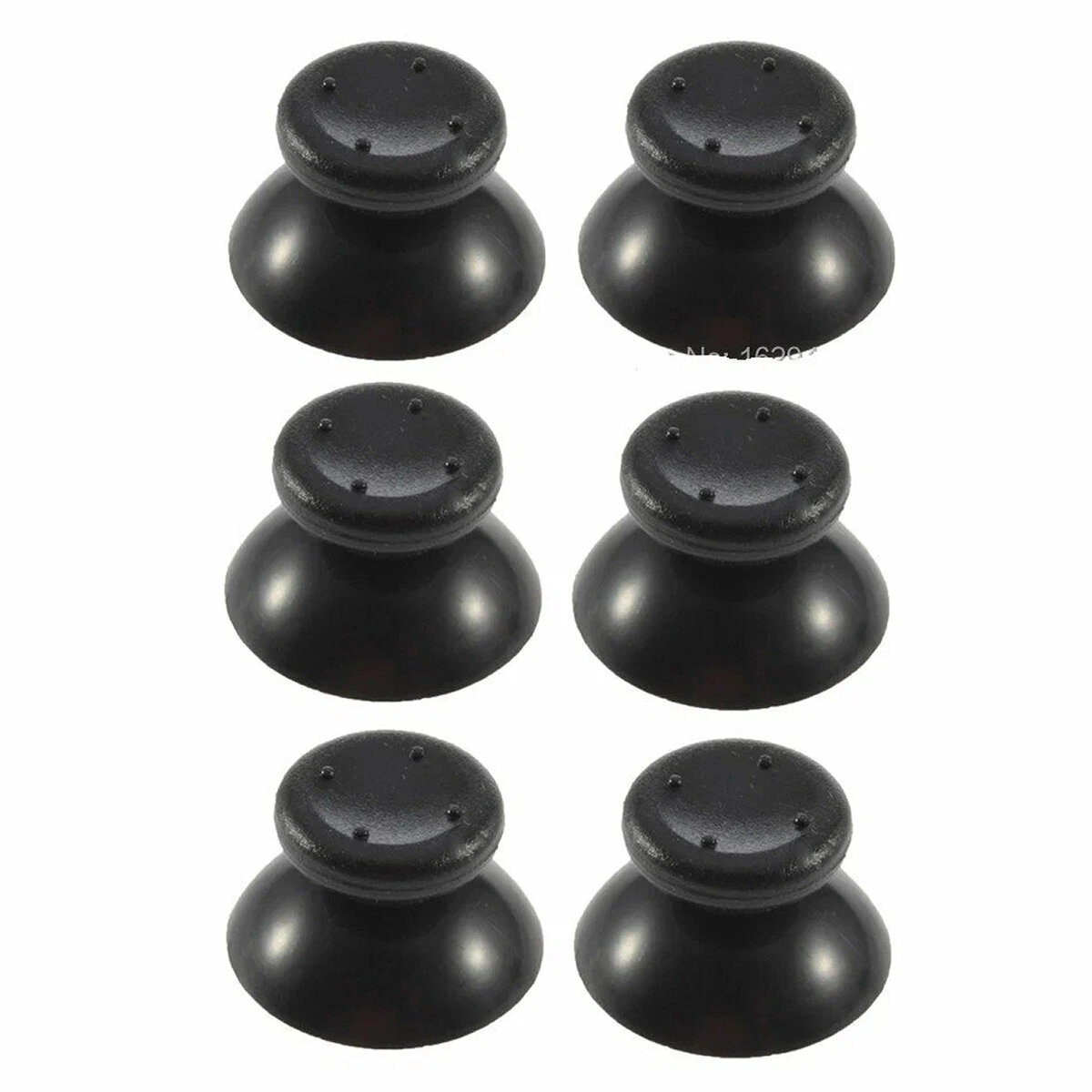 Аналоговые стики - грибки на геймпад / джойстик 6 штук для 3D стиков Xbox 360 черные / накладки (Иксбокс 360)