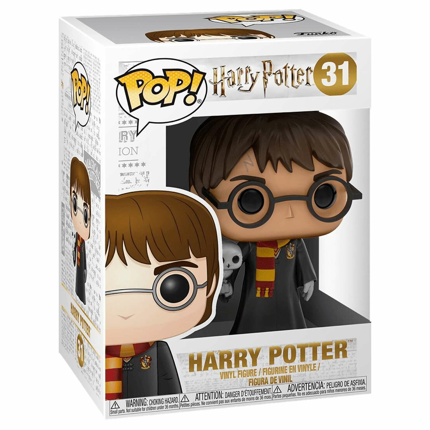 Фигурка Funko POP! Vinyl: Harry Potter: Гарри Поттер c Буклей (Harry w/ Hedwig (Exc) 11915) из фильм