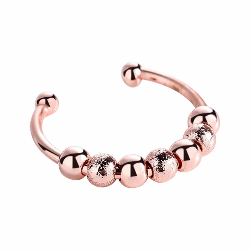 Регулируемое кольцо-спиннер для снятия стресса с бусинами