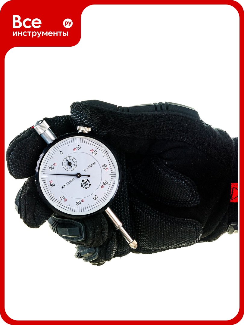 Индикатор часового типа 0-10 0.01 кл.0 б/ушка Туламаш 116893