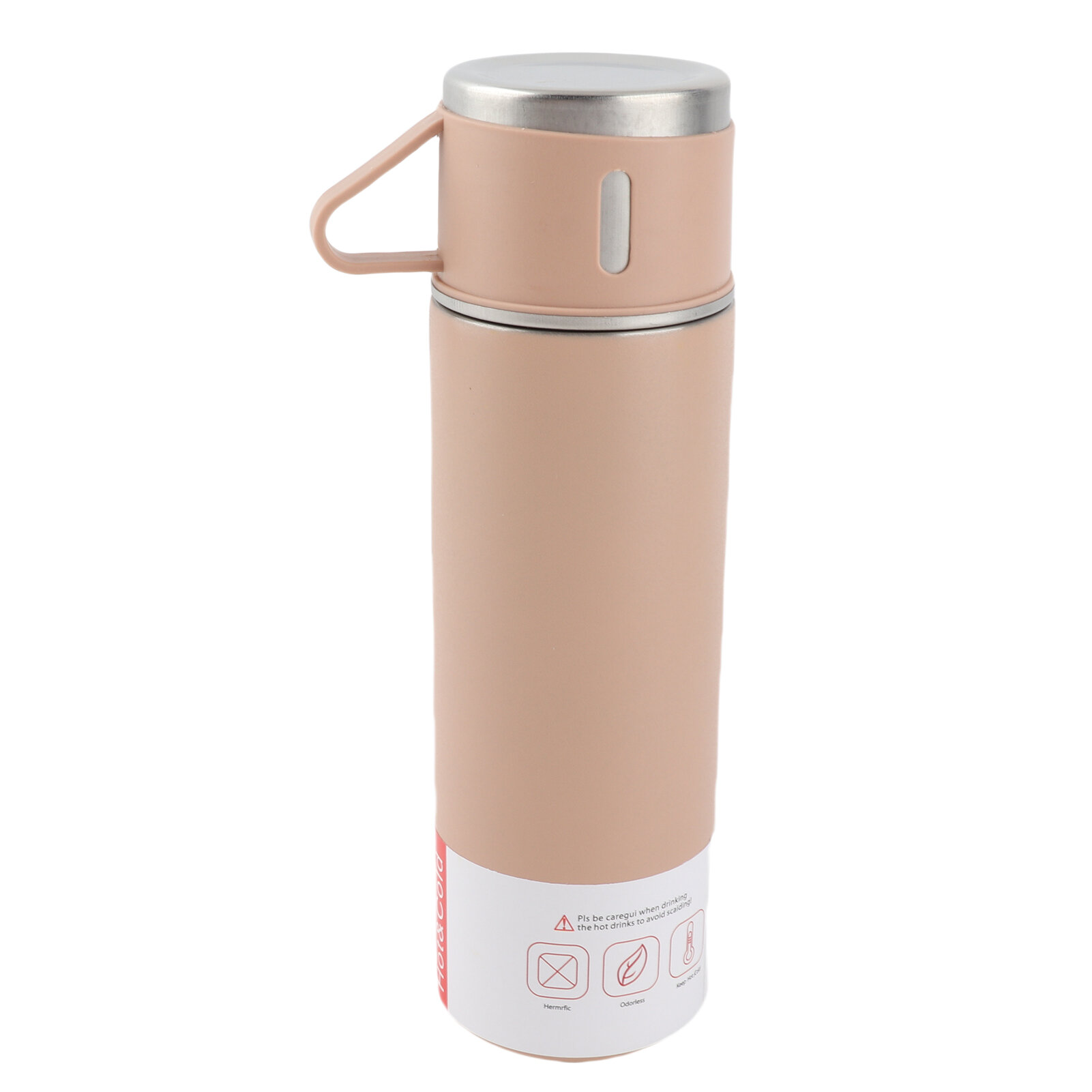 500 мл чашка с вакуумной изоляцией из нержавеющей стали, термобутылка, портативная вакуумная кружка, колба для OutdoorPink