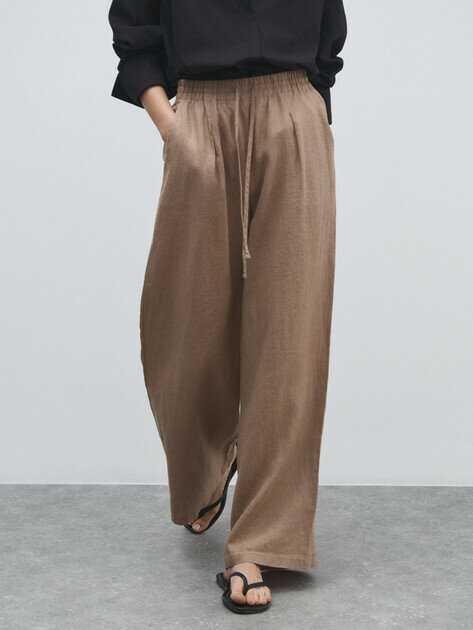 Брюки палаццо