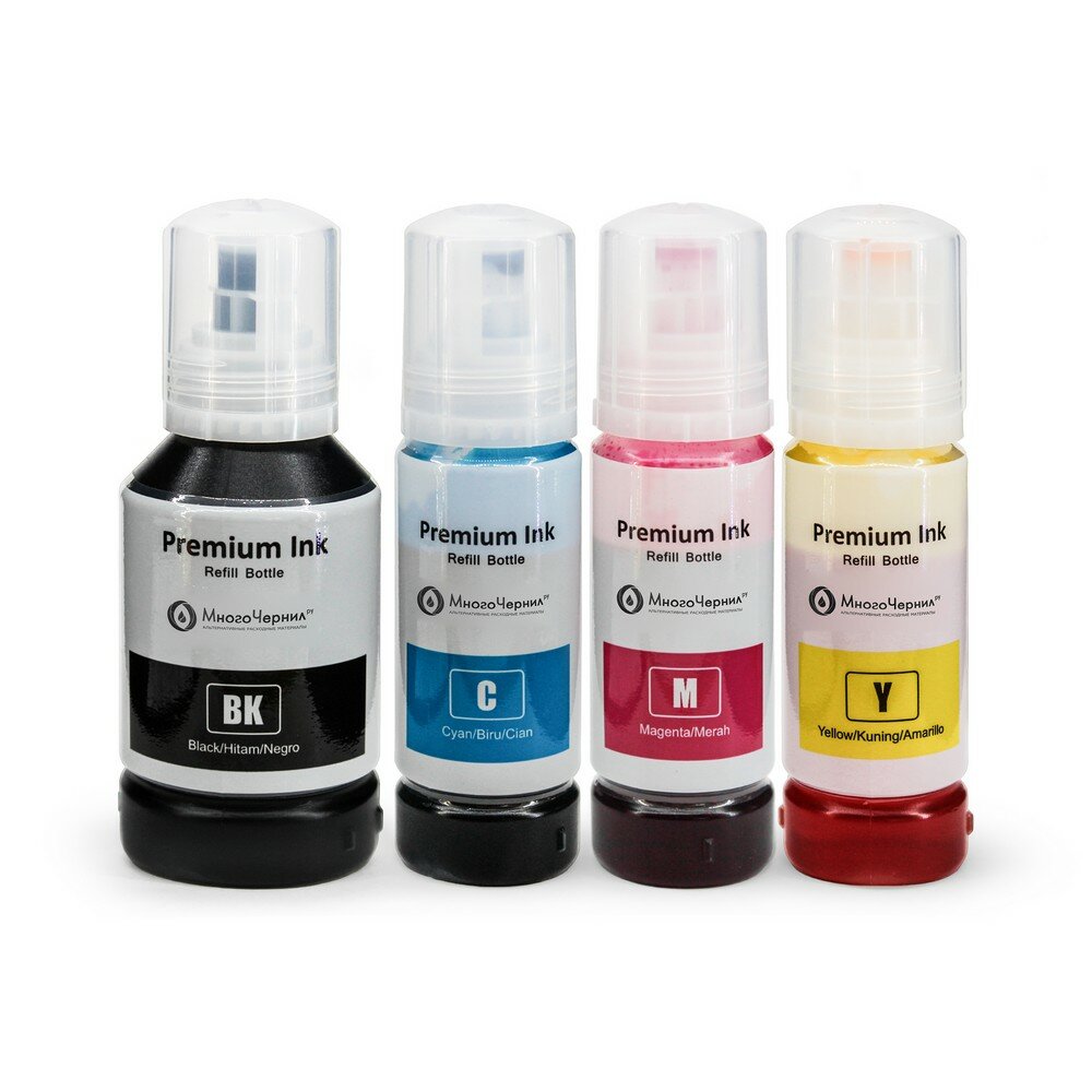 Чернила для Epson L4260, L14150, L6290, L6270, L6291, L4266 (совм. 001 - T03Y1, T03Y2, T03Y3, T03Y4), InkStar пигментные