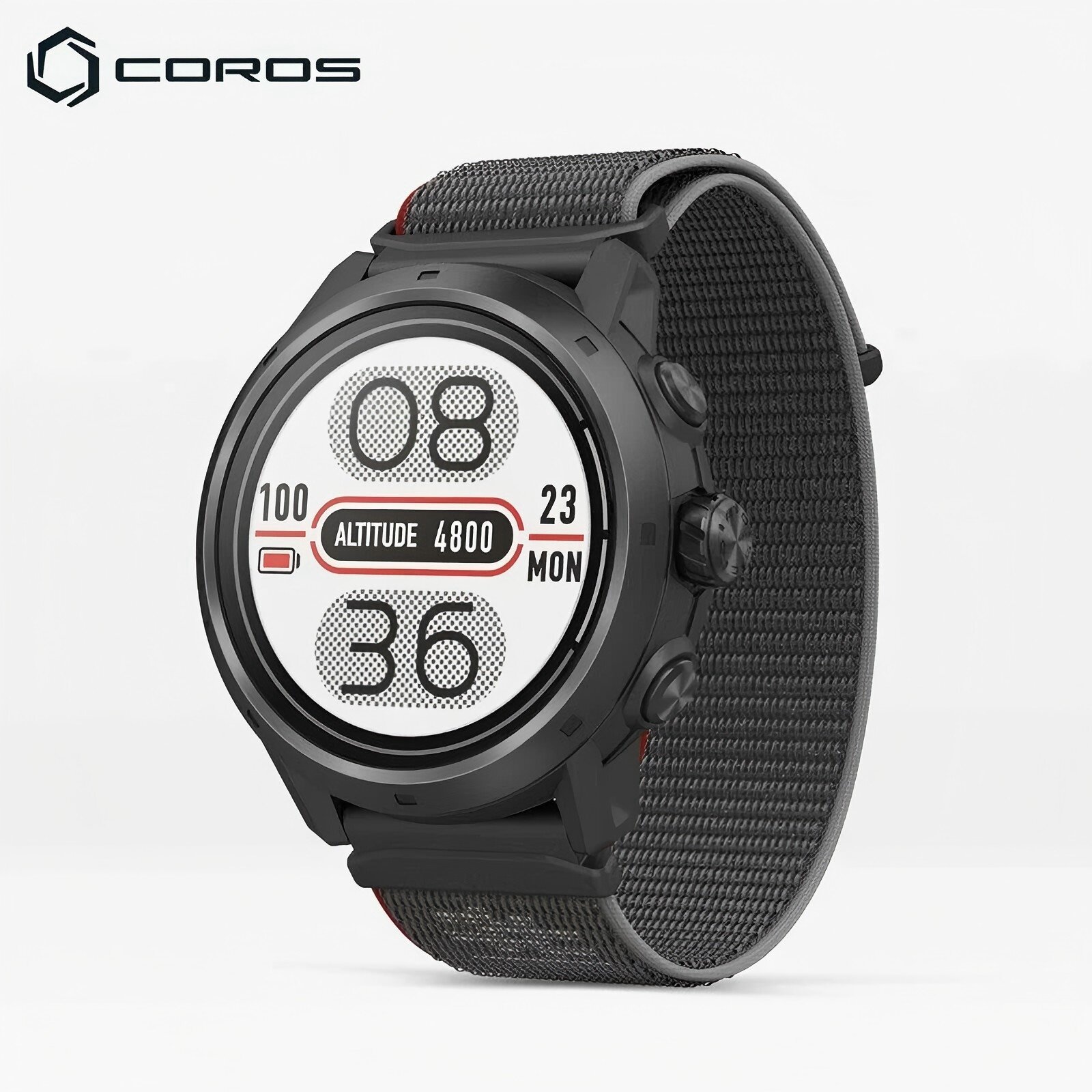 Спортивные часы COROS APEX 2 PRO, сапфир, GPS, пульсометр, мониторинг сна, водонепроницаемый 5ATM, черные