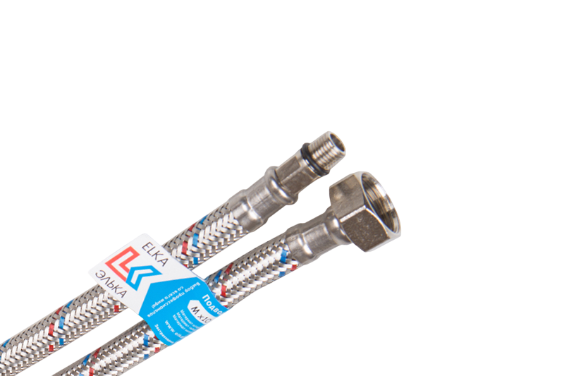 Подводка к смесителю Люкс 1,0 м М10, Elka