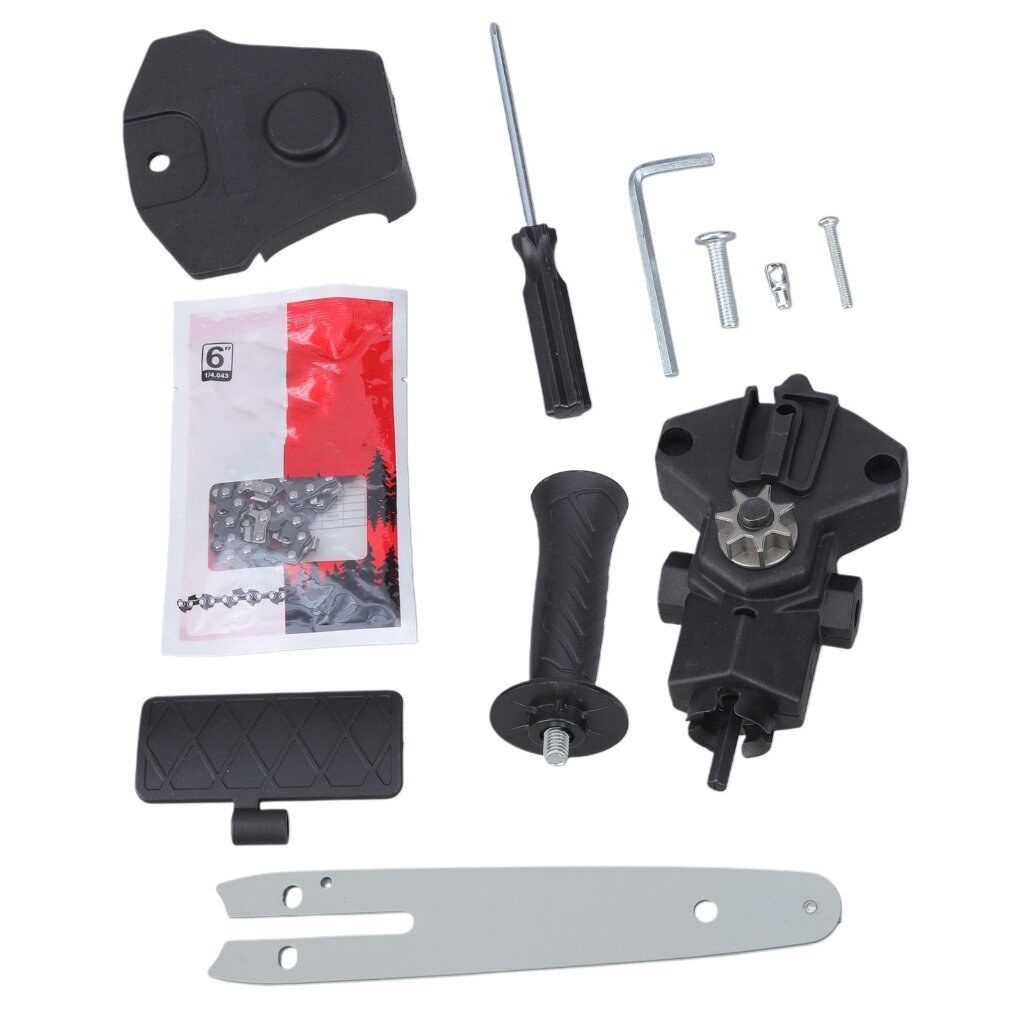 6-Дюймовая Бытовая Мини-Электрическая Дрель с Преобразователем Электрической Пилы В Лесозаготовительную Пилу Садовая Пила Электрическая Цепная Пила Преобразовательная Головка