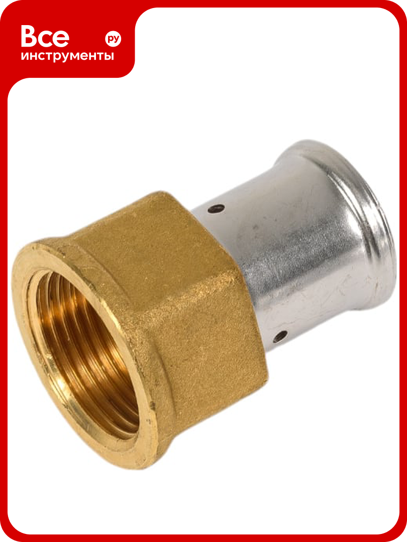 Муфта HENCO ВР, латунь пресс, 26x1 18P-2606