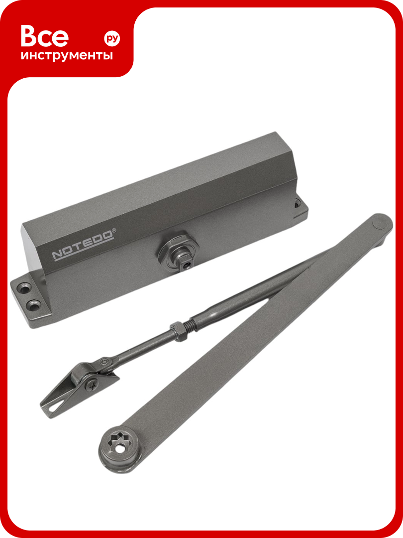 Доводчик NOTEDO DC-180 лёгкий характер бронза A1421