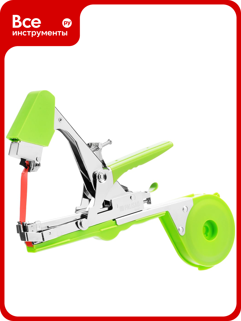 Садовый тапенер для подвязки растений PALISAD скобы 10 000 шт, лента 30 м 64519, 10 мм, 0,750 кг