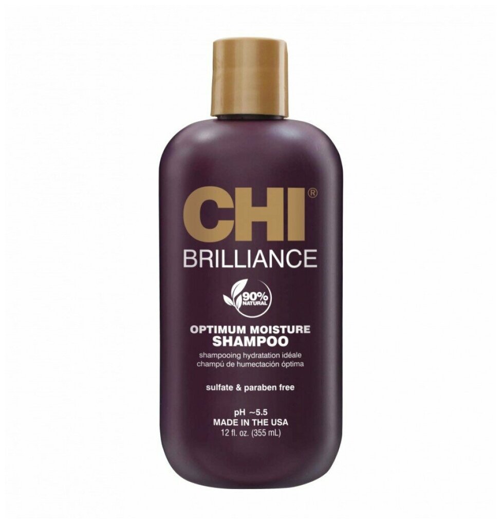 CHI Deep Brilliance Shampoo Шампунь оптимальное увлажнение, 355 мл