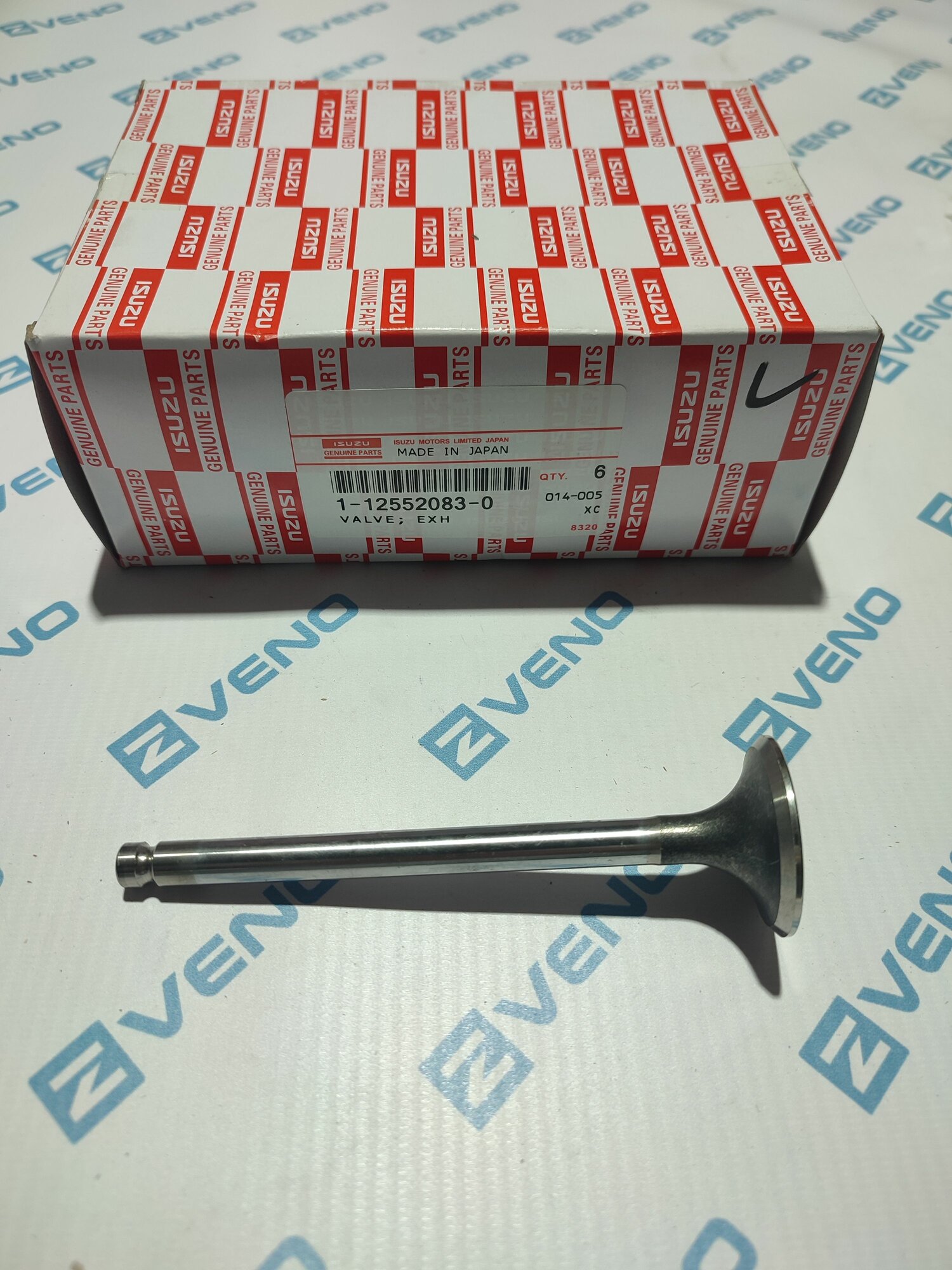 Клапан выпускной двигателя 6BG1 (IOP) 1125521110, 1125520830 ISUZU