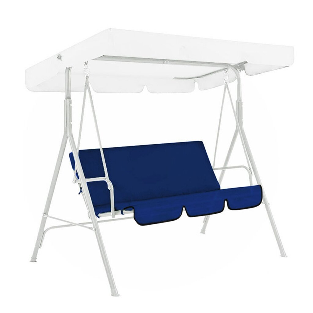 Чехол для садового качеля 3-местный, Синий - Покрытый серебром 190 Т