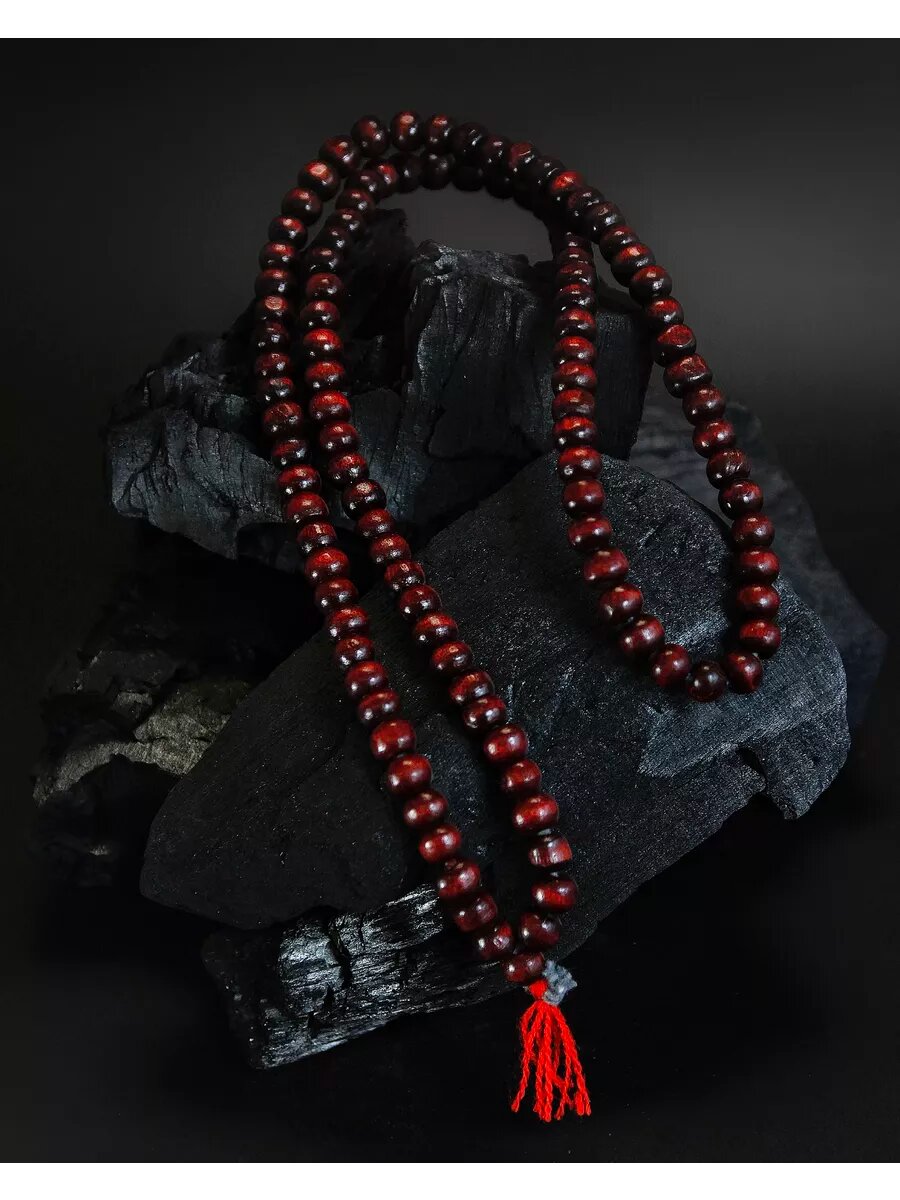 Чётки, розовое дерево