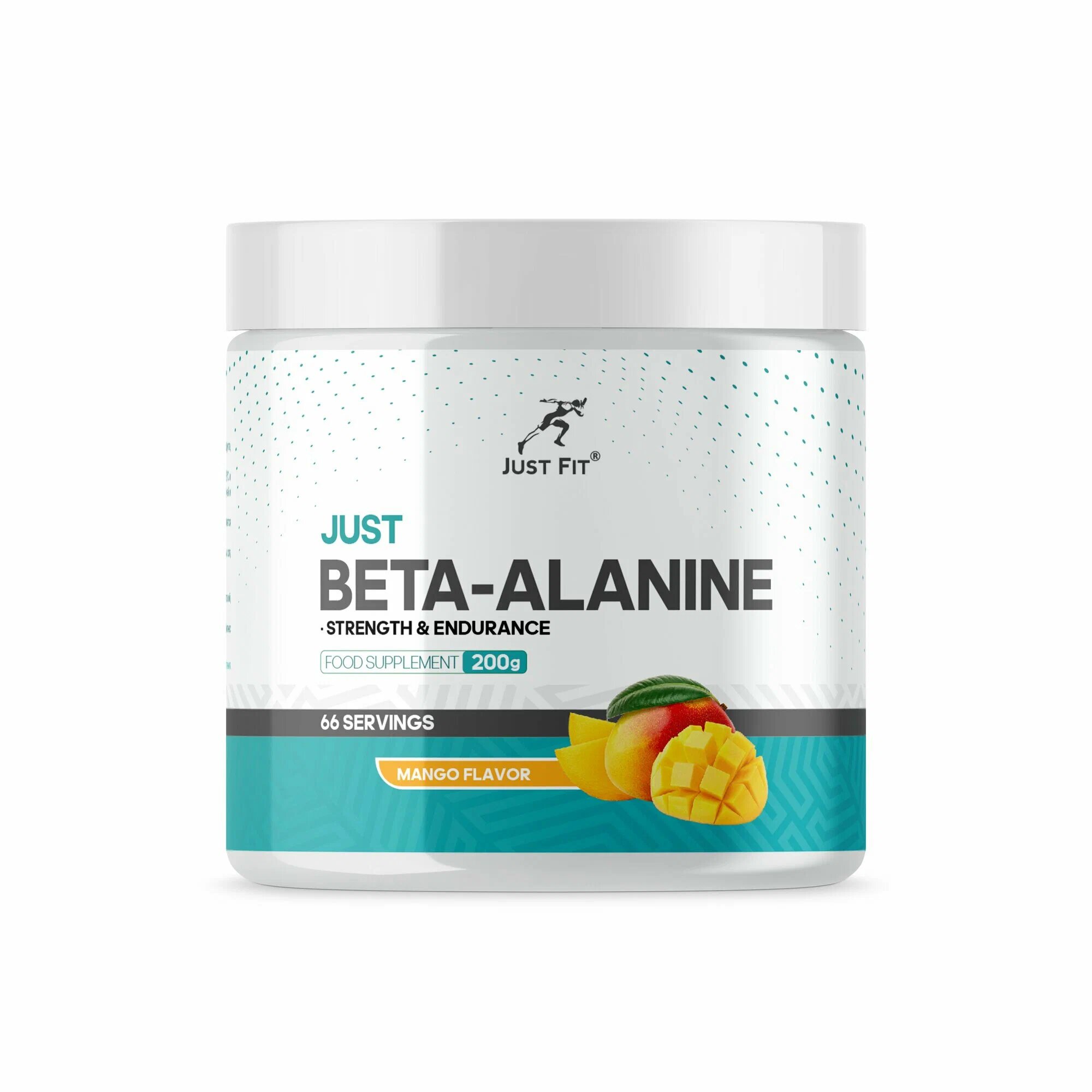 Just Fit Beta-Alanine Бета-Аланин 200 г банка со вкусом манго