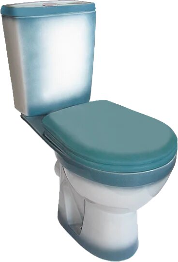 Унитаз-компакт напольный Rosa Рио 4640021065730 фарфоровый, зеленый, глянцевый, овальный, с нижним подводом, сиденье для унитаза в комплекте