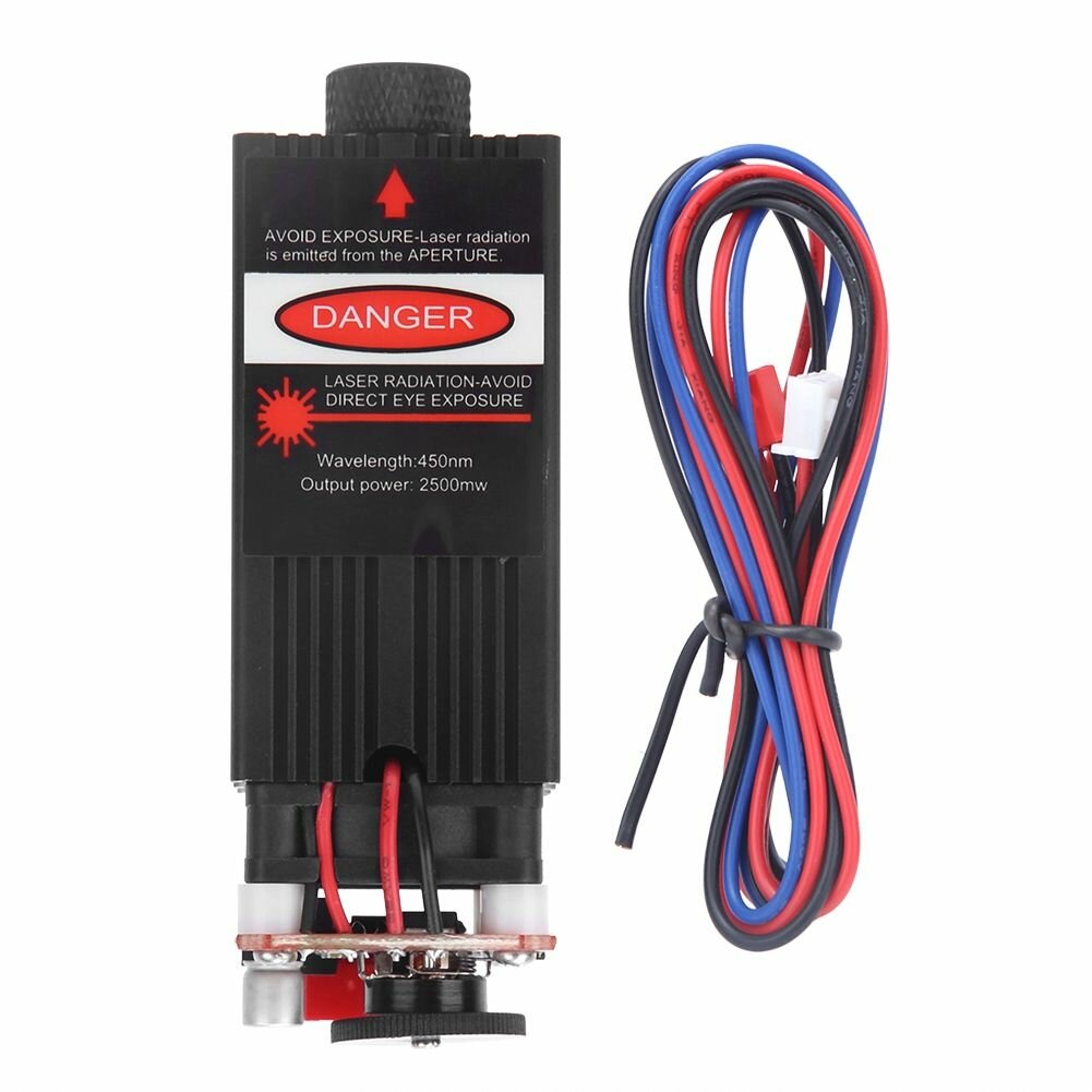 Лазерный модуль 2.5Вт 450 нм для гравера ЧПУ