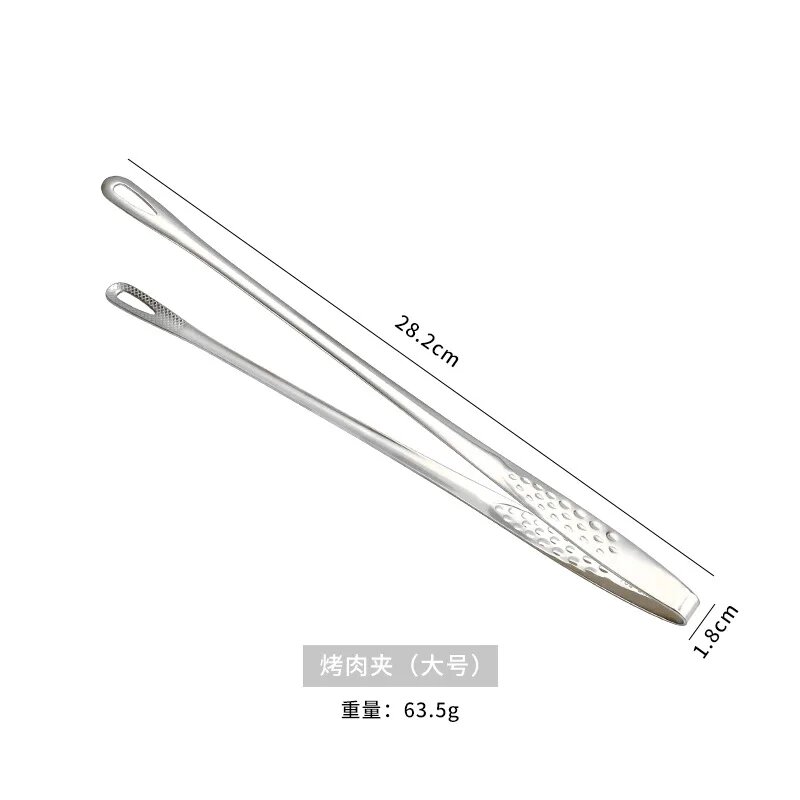 MOONBIFFY Щипцы для барбекю из нержавеющей стали L