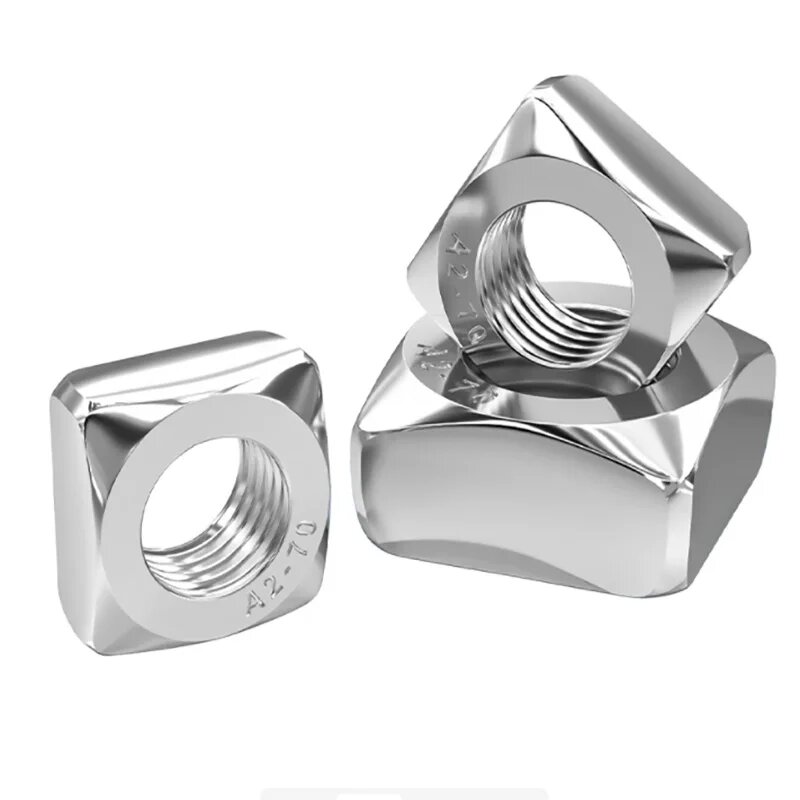 Квадратные гайки DIN562 из нержавеющей стали M5 50PCS