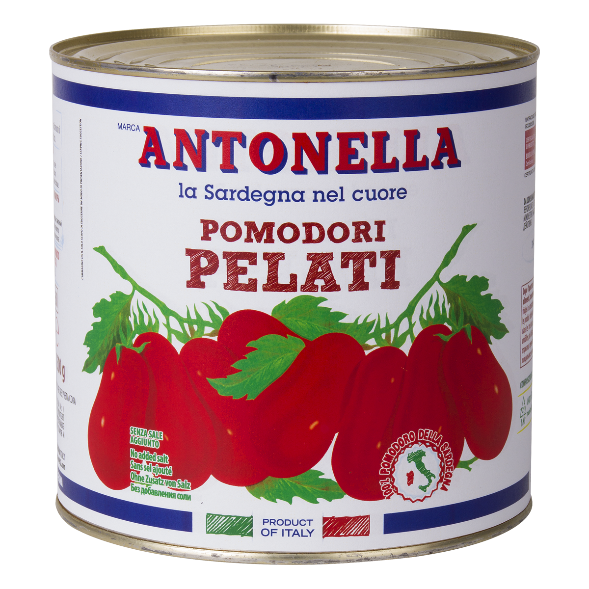 Томаты очищенные Antonella 2,5 кг