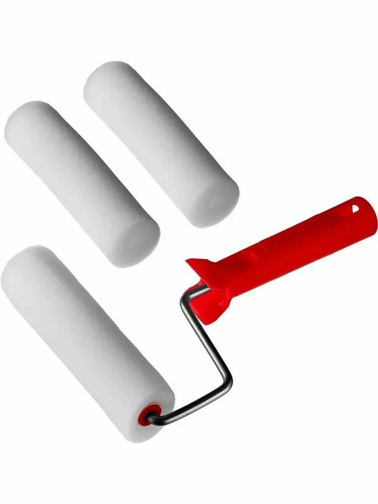 Валик паролон 40х140мм, бюгель 6мм, 3 шубки + ручка