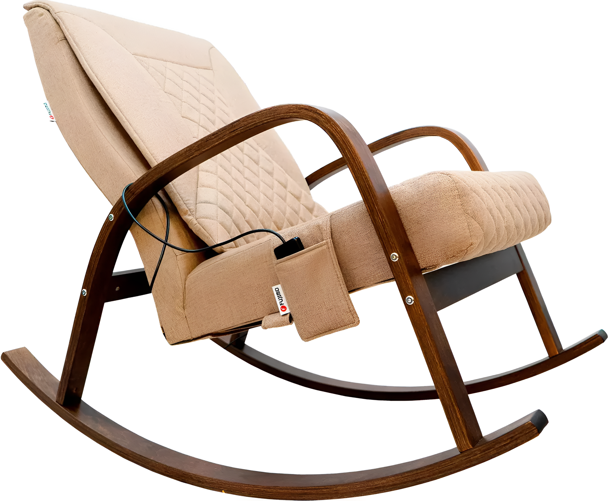 FUJIMO Массажное кресло качалка FUJIMO CAROLINE F2001 TCF Бежевый (TONY 12)