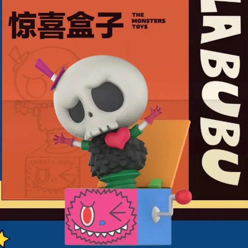 Labubu The Monsters Toys, Черный, Tycoco in the Box