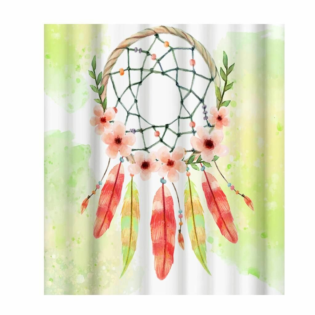 Штора для ванной, Занавеска для душа серии Dreamcatcher-BMW01-8