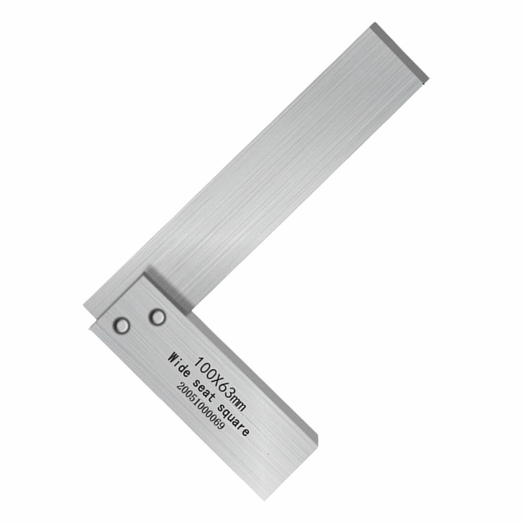 Малка, Г-образная линейка из углеродистой стали-100x63 мм