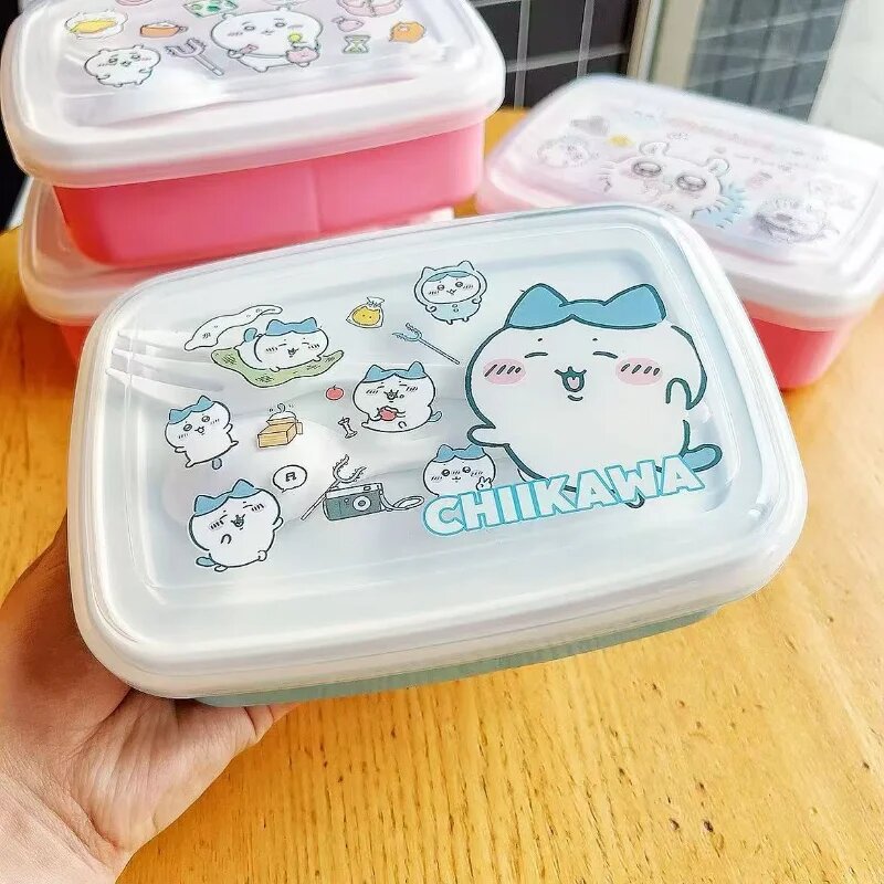 MINISO Пластиковый ланч-бокс Chiikawa, Chiikawa B, Унисекс