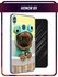 Чехол на Honor 8X / Хонор 8Х с принтом "Собачка в шапке лягушки"