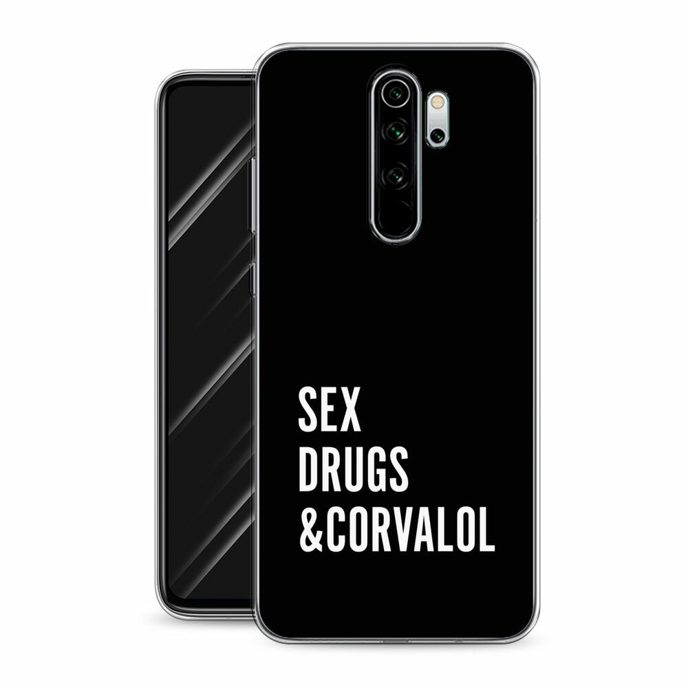 Чехол на Xiaomi Redmi Note 8 Pro / Сяоми Редми Нот 8 Про с принтом "Corvalol" — фото 1