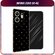 Чехол на Infinix Zero 30 4G / Инфиникс Зеро 30 4G с принтом "Черный фон и сердеч...