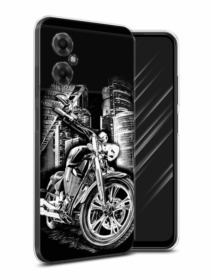 Чехол на Xiaomi Poco M4 5G / Сяоми Поко M4 5G с принтом "Крутой байк"