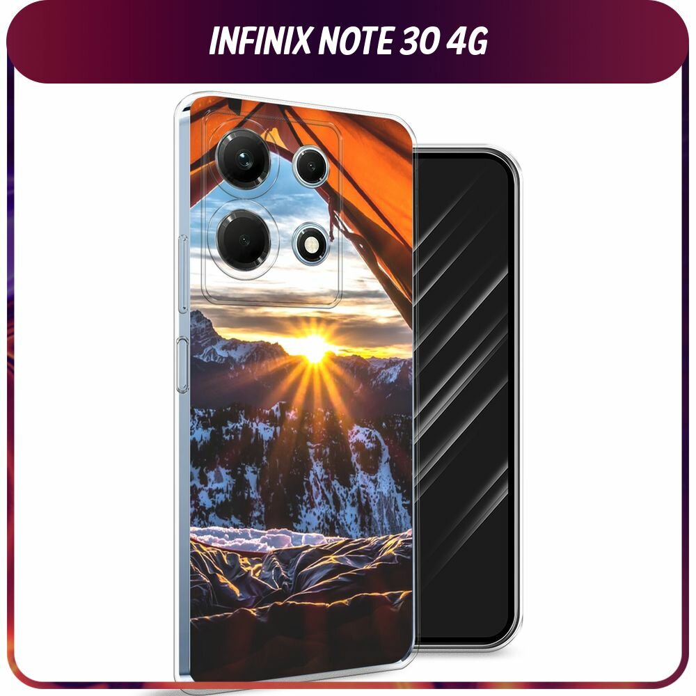 Чехол на Infinix Note 30 4G / Инфиникс Нот 30 4G с принтом "Горы 7"