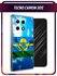 Чехол на Tecno Camon 30S / Текно Камон 30S с принтом "ВДВ флаг в небесах"