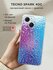 Чехол на Tecno Spark 40C / Текно Спарк 40C с принтом "Капли на стекле"