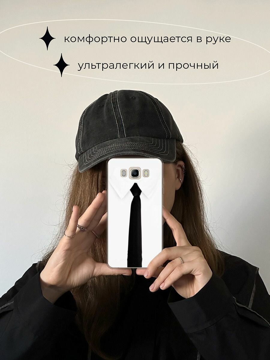Чехол на Samsung Galaxy J7 2016 / Самсунг Галакси Джей 7 2016 с принтом "Галстук" — фото 1