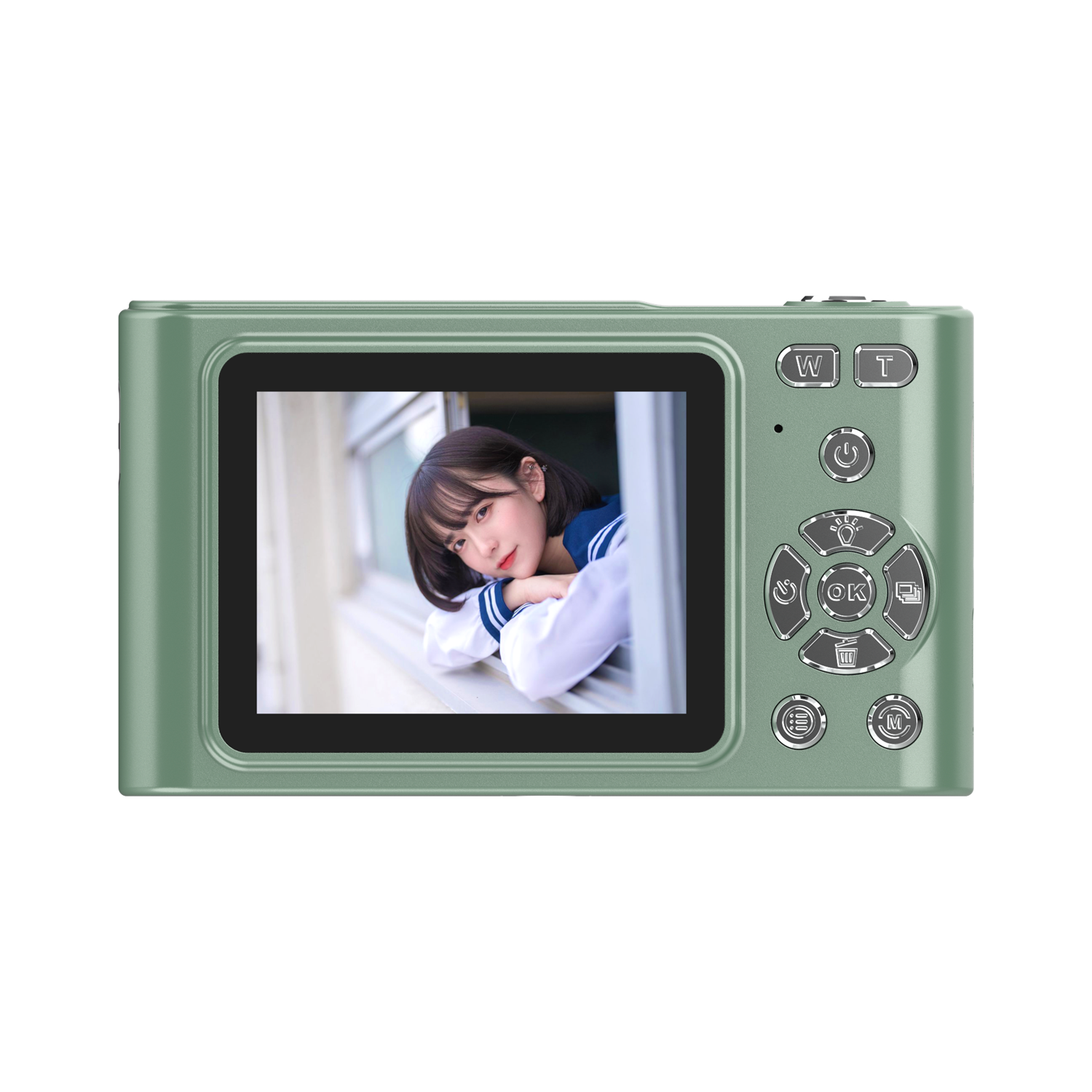 Фотоаппарат цифровой H15 Card Camera 1080P 16X Зум экран 2.4-дюймов HD IPS Фото Видео Мини Игра Многофункциональный Зеленый Золотой Черный Стандартная Высокая Конфигурация