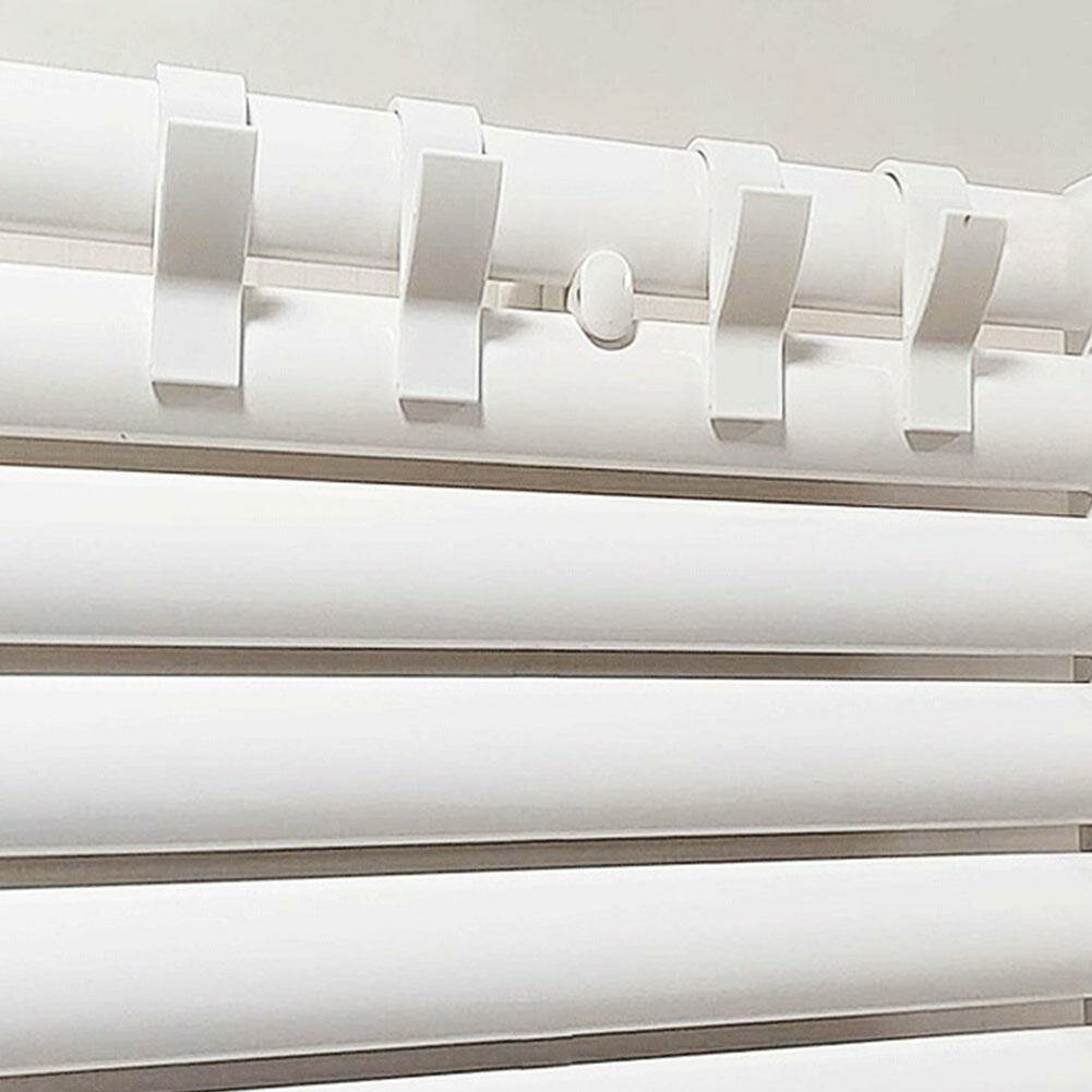 Крючки для ванной 5 шт. белый большие диаметром до 2.8 см на полотенцесушитель пластиковый для полотенец, одежды, обуви