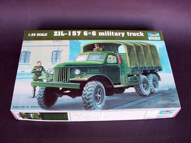 Trumpeter 1/35 01001 ЗИЛ-157 6 x 6 Военный TRuck Танки