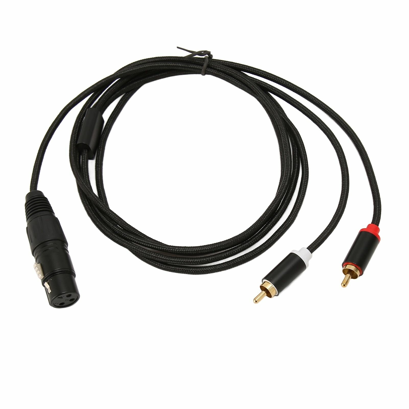 Кабель XLR (female) - 2xRCA (male), Y-разветвитель, 1м