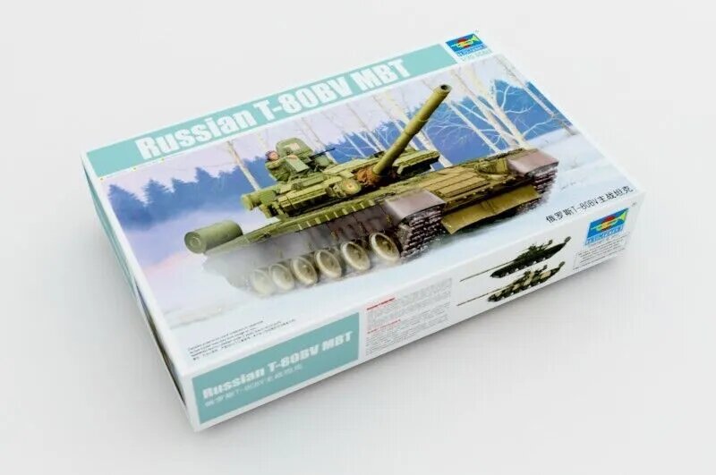 Trumpeter 1/35 05566 Российский танк Т-80 БВ Танки