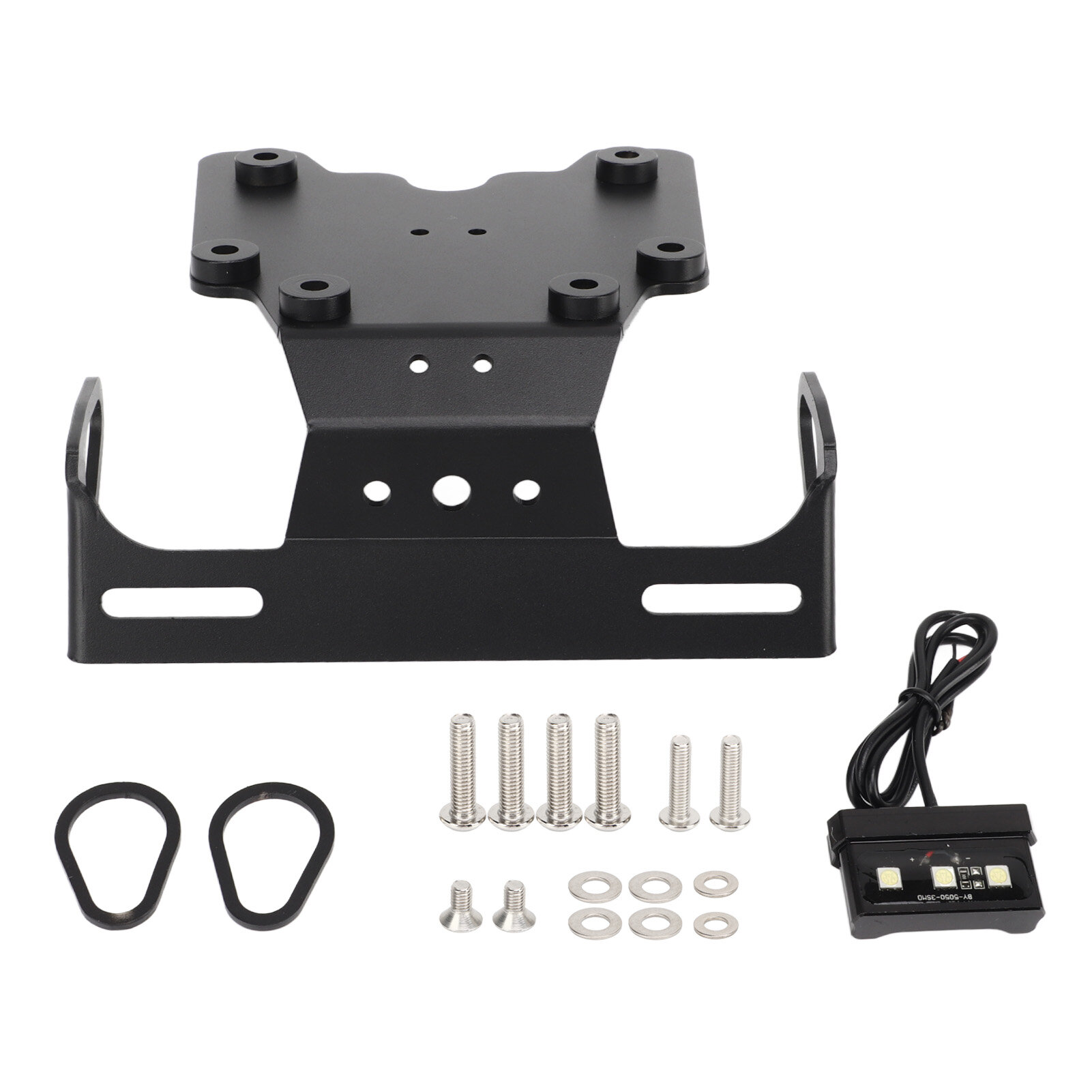 Кронштейн держателя номерного знака мотоцикла со светодиодной заменой светодиодного света для Tenere700 2019+